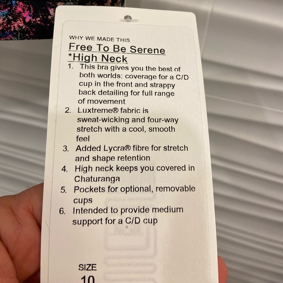 lululemon athletica | Intimates & Sleepwear | Nwt Lululemon Free To Be ...